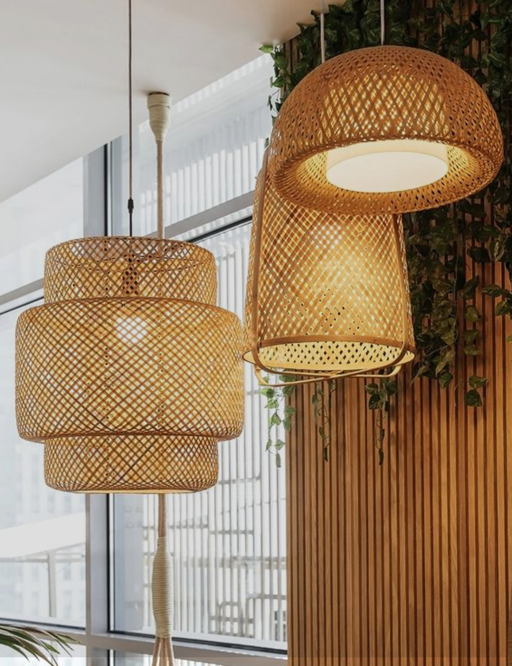 Lustres de Bambu e Pendentes Rústicos com Envio Rápido – Vossa Casa