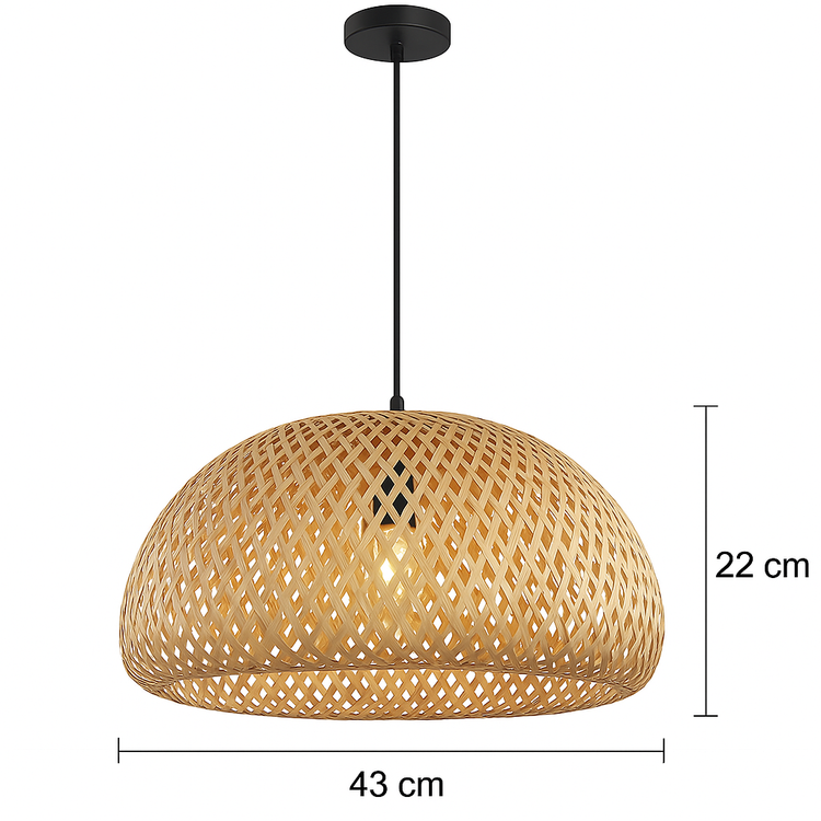 Lustres de Bambu e Pendentes Rústicos com Envio Rápido – Vossa Casa